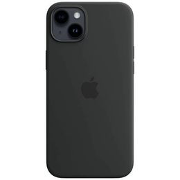 Apple Silicon Case MagSafe Case Apple iPhone 14 Plus Mitternacht Induktives Laden, Stoßfest