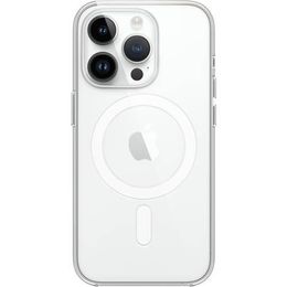 Apple Clear Case MagSafe Case Apple iPhone 14 Pro Transparent Induktives Laden, Stoßfest