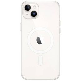 Apple Clear Case MagSafe Case Apple iPhone 14 Plus Transparent Induktives Laden, Stoßfest