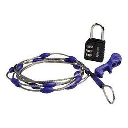 Pacsafe Gepäckschloss Wrapsafe Adjustable Cable Lock schwarz 2,5 m