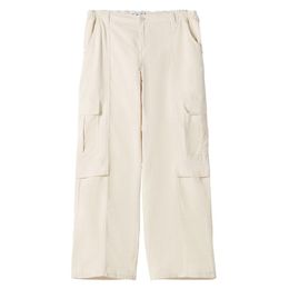 Bershka Hose Damen Größe 36 creme