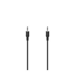 Hama Audio-Kabel, 3,5-mm-Klinken-St. - 3,5-mm-Klinken-St., Stereo, 3,0 m Audio-Kabel, 3,5-mm-Klinke, schwarz