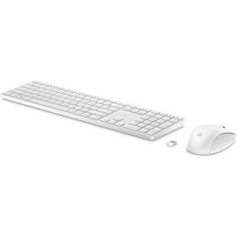 HP 650 Programmierbare Wireless Tastatur- und Maus-Set, weiß