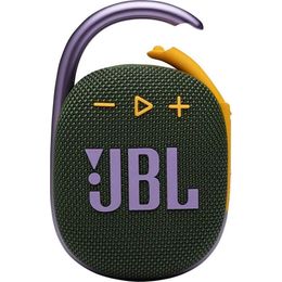 JBL Clip 4 Portable-Lautsprecher (Bluetooth, 5 W), grün