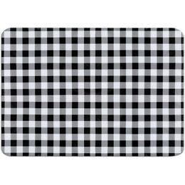Maximex Tischdecke (1-tlg), zuschneidbar & witterungsbeständig, 140x180 cm, schwarz|weiß