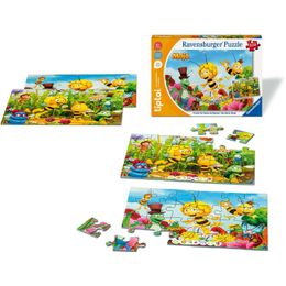 Ravensburger Puzzle tiptoi® Puzzle für kleine Entdecker: Die Biene Maja, 24 Puzzleteile, Made in Europe, FSC® - schützt Wald - weltweit, bunt