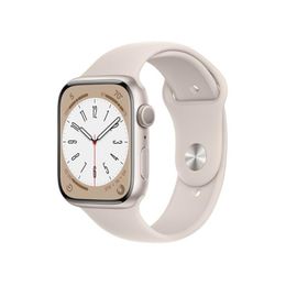 Apple Watch Series 8 GPS 45mm Starlight Aluminium Case with Starlight Sport Band