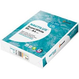 Nautilus® Recyclingpapier SuperWhite CO2 neutral DIN A4 80 g/qm 500 Blatt