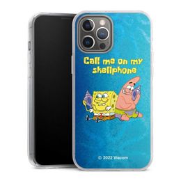 DeinDesign Handyhülle Patrick Star Spongebob Schwammkopf Serienmotiv, Apple iPhone 12 Pro Max Hülle Bumper Case Handy Schutzhülle, weiß