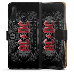 DeinDesign Handyhülle ACDC Fanartikel Black Ice ACDC black ice, Huawei Honor 20 Lite Hülle Handy Flip Case Wallet Cover, schwarz