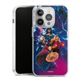 DeinDesign Handyhülle Doctor Strange Marvel Offizielles Lizenzprodukt, Apple iPhone 14 Pro Hülle Bumper Case Handy Schutzhülle, weiß