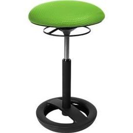 Topstar Stehhilfe Sitness HIGH BOB, für ergonomisches Sitzen, höhenverstellbar, Schwingeffekt, H 490-700 mm, apfelgrün, Gestell schwarz pulverbeschichtet