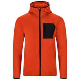 Endurance Funktionsfleecejacke 'Deerto' Herren Gr&ouml;&szlig;e S dunkelorange / schwarz