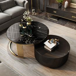 JVmoebel Couchtisch, Beistell Couch Tisch Rund Tische Runde Sofa Metall Glas Designer Luxus design