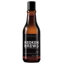 Redken Brews 3 in 1 Shampoo + Conditioner + Bodywash (300 ml)