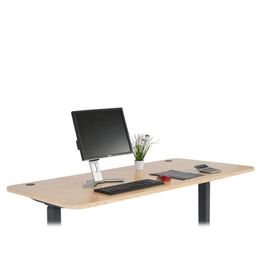 Tischplatte MCW-D40 f&uuml;r Schreibtische, Schreibtischplatte, 160x80cm MVG-zertifiziert ~ hellbraun