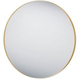 Mirrors and More Dekospiegel Britney (1-St), Wandspiegel, rund, goldfarben