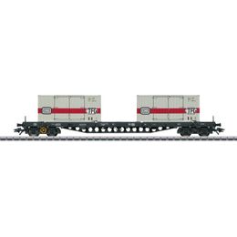 Märklin Märklin Güterwagen Tragwagen Sgs 693 - 47048, Spur H0, Made in Europe, grau|rot