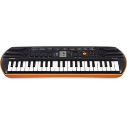 Casio Home-Keyboard Mini-Keyboard SA-76, mit 44 Minitasten, orange|schwarz