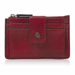 Castelijn & Beerens Castelijn & Beerens Donna Geldbörse RFID Leder 12 cm rot