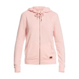Roxy Kapuzensweatjacke &raquo;Perfect Wave&laquo; rosa L L Stoff: Frottee-Mischgewebe aus Baumwolle...