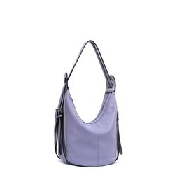 Collezione Alessandro Schultertasche Softy, in modischen Farben, lila