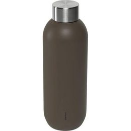 Stelton Keep Cool Thermoflasche 0,6l soft bark