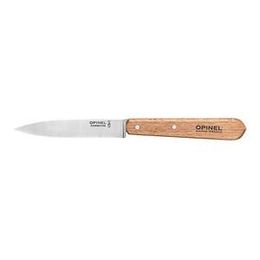 2 Opinel Kochmesser No. 102 silber, braun glatt, Klinge: 9,6 cm