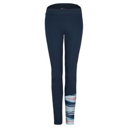 Funktionstights Ziener "NURA" Gr. 40, EURO-Größen, blau (dunkelblau) Damen Hosen Leggings