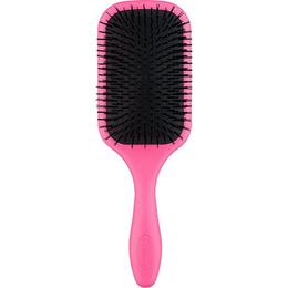 Denman Paddelbürste D90L Tangel Tamer Ultra, speziell für kräftiges Haar, Perücken und Haarverlängerungen, rosa|schwarz