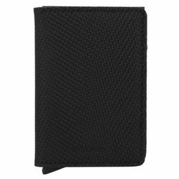 Secrid Slimwallet Kreditkartenetui RFID Leder 6,5 cm carbon black