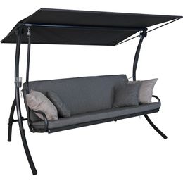 Angerer Freizeitmöbel Hollywoodschaukel 'Elegance' Smart stone 210 x 210 cm