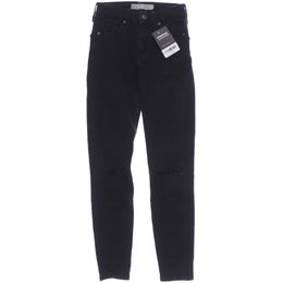 Topshop Damen Jeans, schwarz, Gr. 24