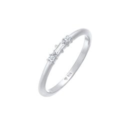 Elli DIAMONDS Ring Damen Gr&ouml;&szlig;e 58 silber / transparent