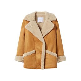 Bershka Jacke Damen Größe S beige / cognac