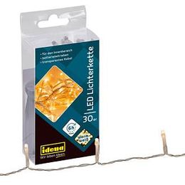 Idena 30er LED Lichterkette transparent 2,6 m