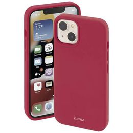 Hama MagCase Finest Feel PRO Cover Apple iPhone 14 Plus Rot MagSafe kompatibel