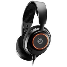 SteelSeries Arctis Nova 3 Gaming Over Ear Headset kabelgebunden Stereo Schwarz Mikrofon-Rauschunterdrückung Headset, Lautstärkeregelung, Mikrofon-Stummschaltung