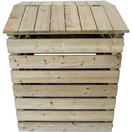 NATIV Garten Komposter »Komposter aus Holz mit Deckel