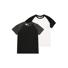 Urban Classics T-Shirt Jungen Gr&ouml;&szlig;e 146/152 dunkelgrau / schwarz / wei&szlig;