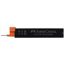 Faber-Castell SUPER-POLYMER Bleistiftminen schwarz HB 1,0 mm, 12 St.