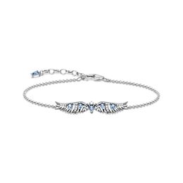 Thomas Sabo Armband Phönix-Flügel mit blauen Steinen silber