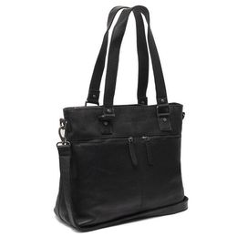 The Chesterfield Brand Rome Shopper Tasche Leder 38 cm Laptopfach black