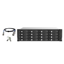 QNAP Erweiterungseinheit TL-R1620Sep-RP 16-Bay 64TB Bundle mit 8x 8...