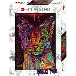 Heye Puzzle Abyssinian, 2000 Puzzleteile, Made in Europe, bunt