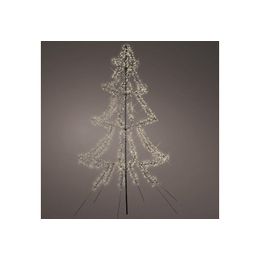 Lumineo LED Baum »LED Leuchtbaum Weihnachtsbaum H: 3m funkelnd Timer aufklappbar Vorgarten