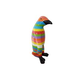 JVmoebel Dekofigur pinguin figur abstrakte figuren statuen moderne statue bunt bemalt