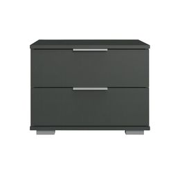 Nachtschrank Easy Plus A - schwarz - 52 cm - 40 cm - 38 cm - Sconto