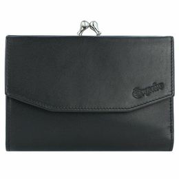 Esquire New Silk Geldbörse Leder 13 cm schwarz