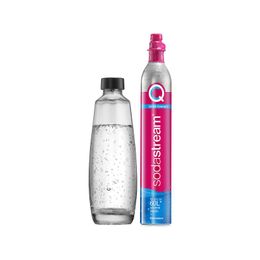 SodaStream Quick Connect Reservezylinder + 1 L Glasflasche Wassersprudler Zubehör